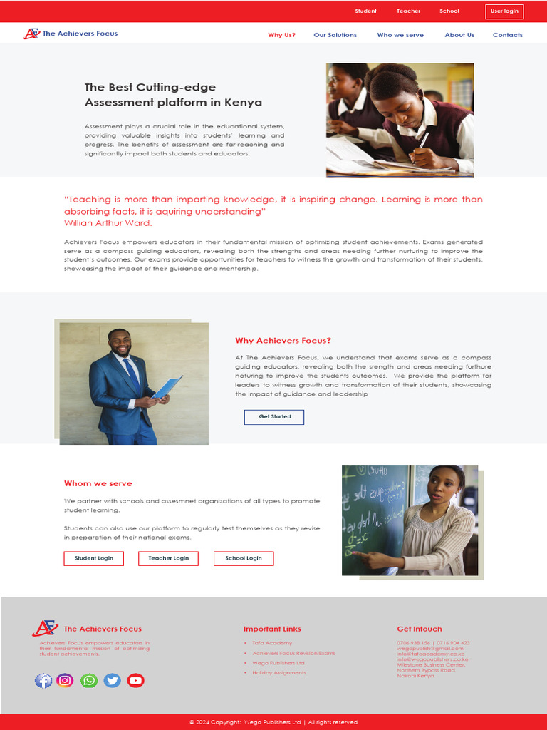 The Achievers Focus | PDF