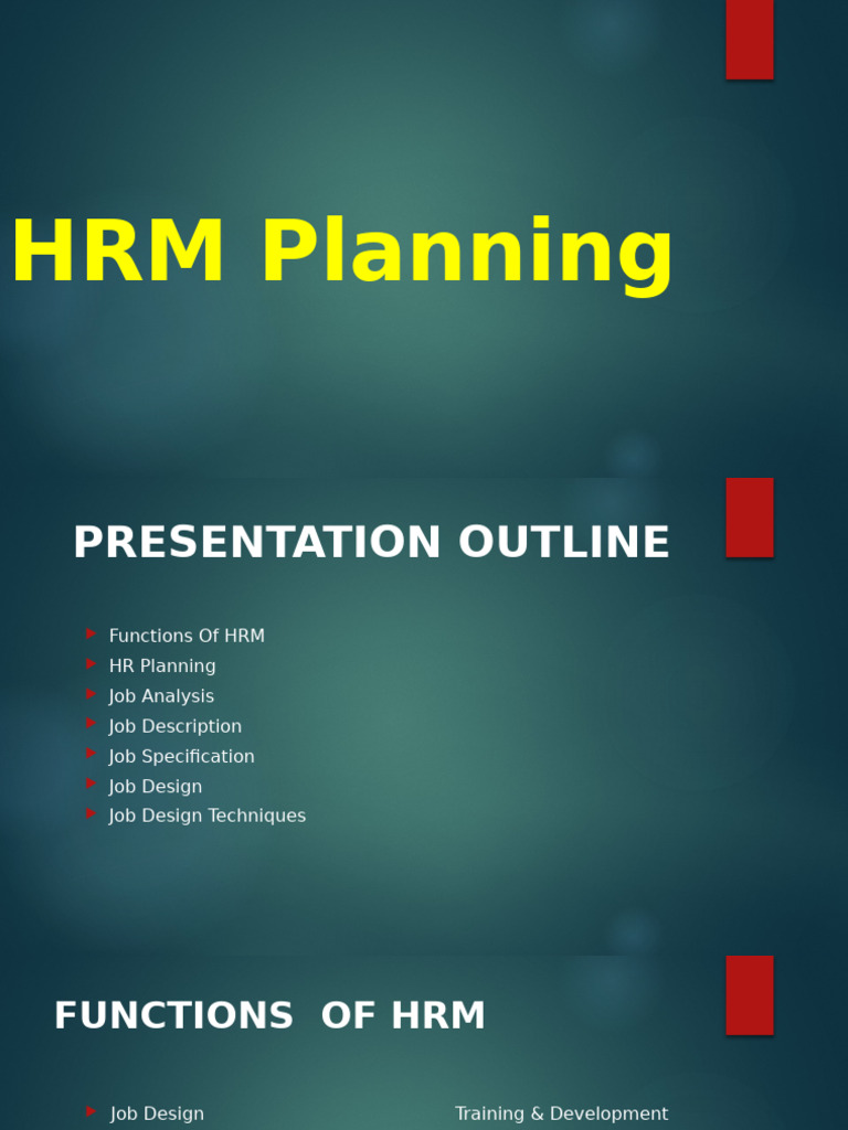Functions of HRM | PDF