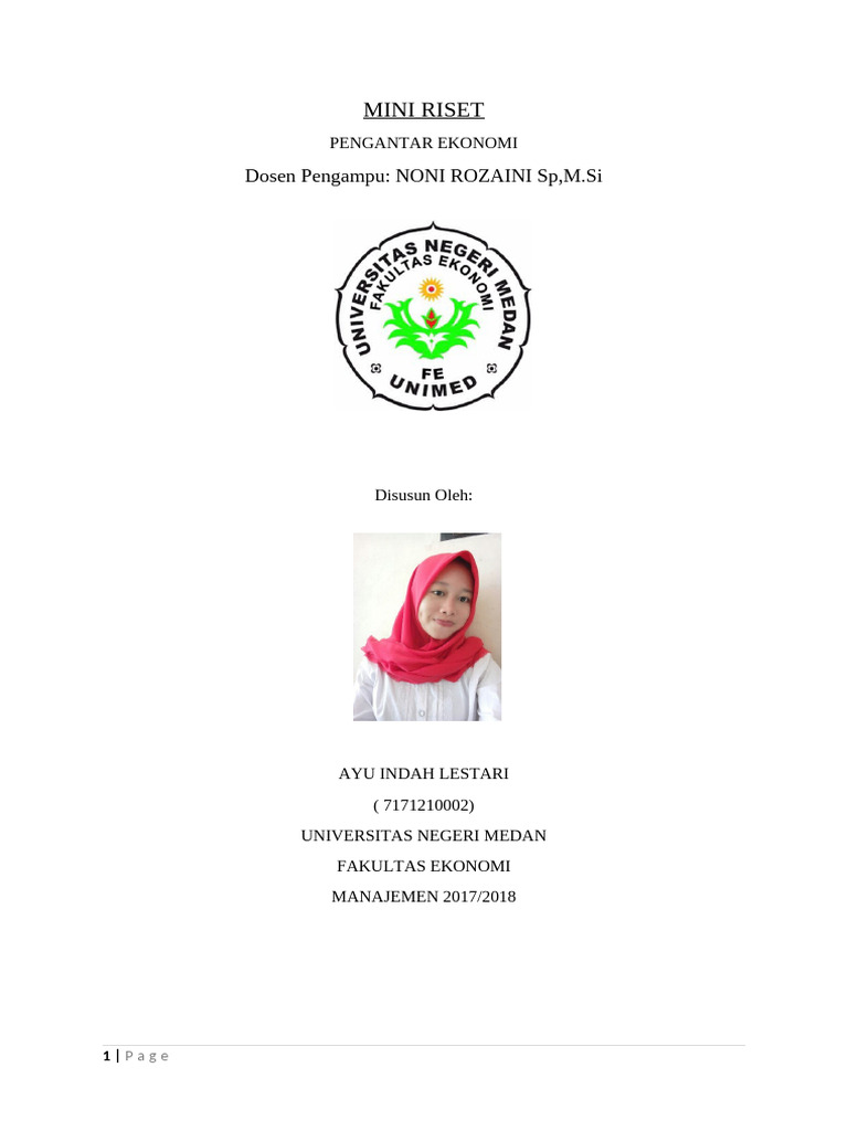 Mini Riset Mikro | PDF | Marginal Cost | Marketing