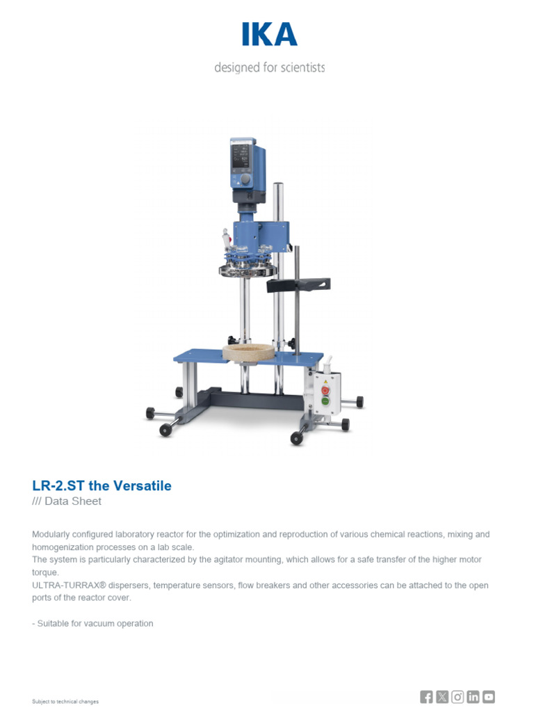 Data Sheet LR-2.ST The Versatile | PDF