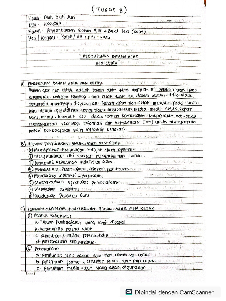 TUGAS 8 PBABT - DIAH BIATI SURI | PDF