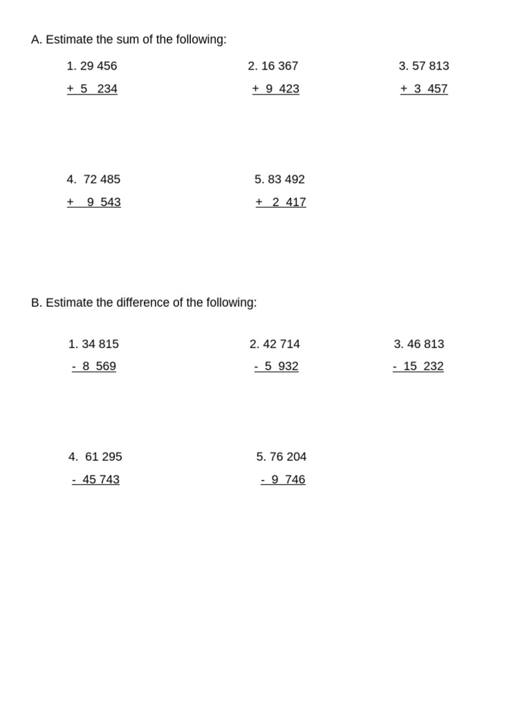 ESTIMATED (Math) | PDF