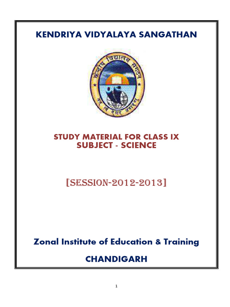Science Class 9 Materials | PDF