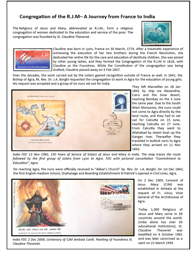 Congregation of RJM - Jan 2022 | PDF