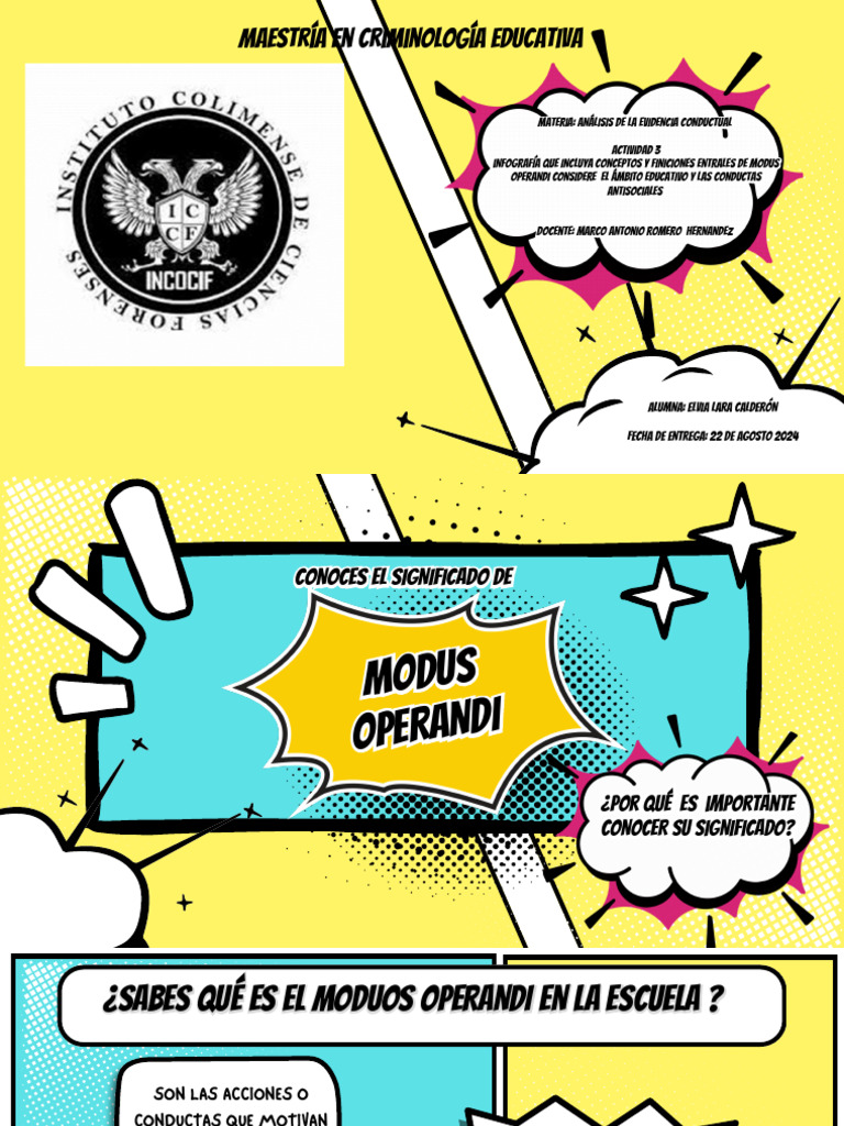 Modus Operandi | PDF