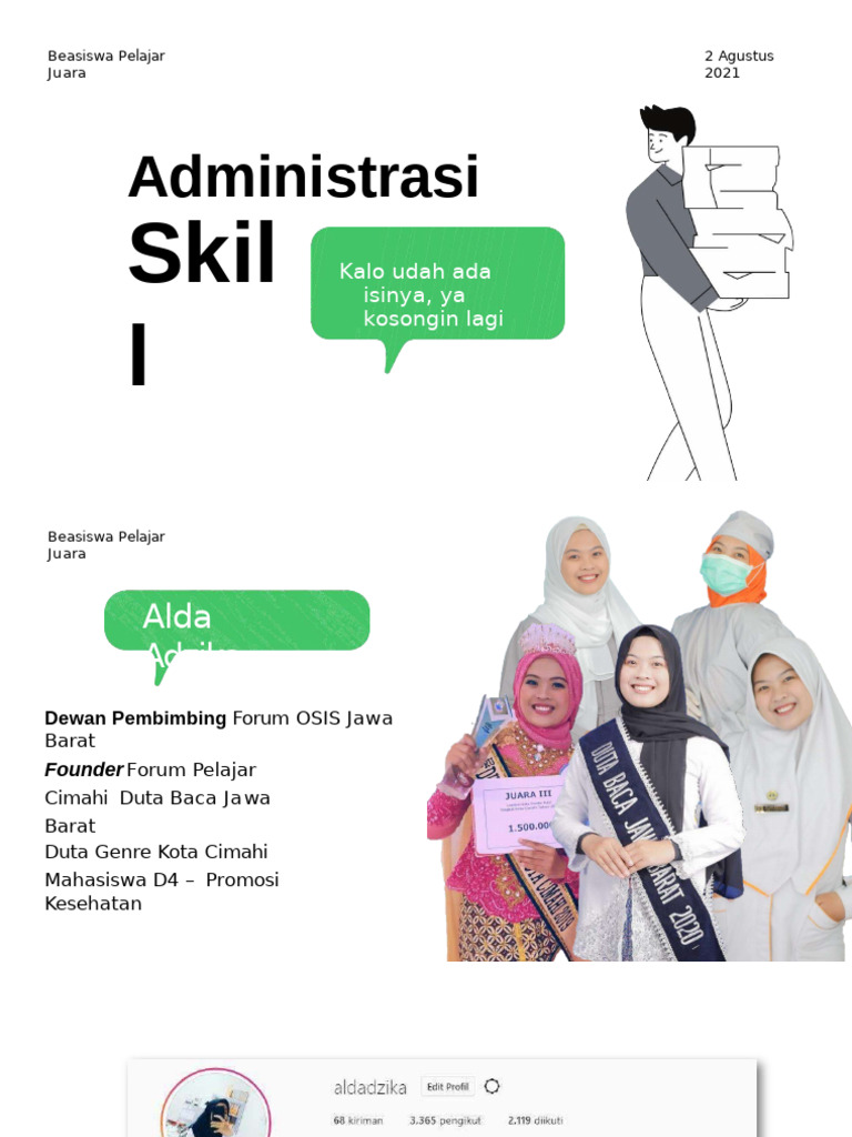 FOJB Administrasi Skill | PDF