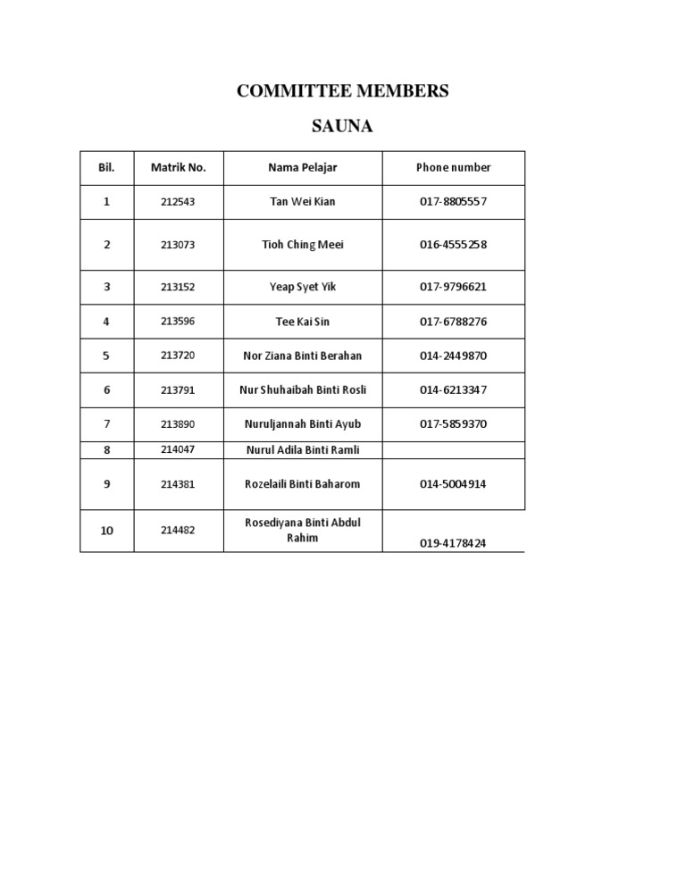 Committee Members | PDF