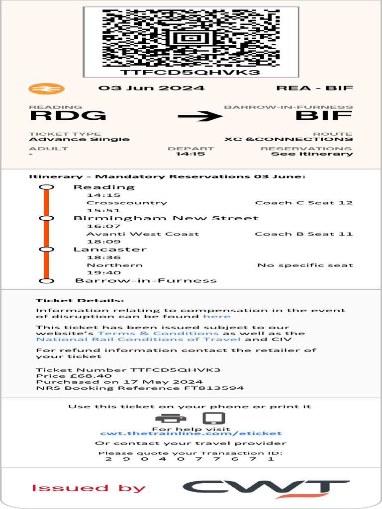 Train Ticket Design 1 | PDF