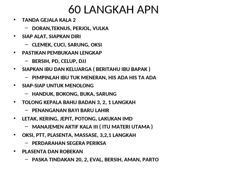 60 Langkah Apn | PDF | Memasak, Makanan, & Anggur | Kesehatan Holistik