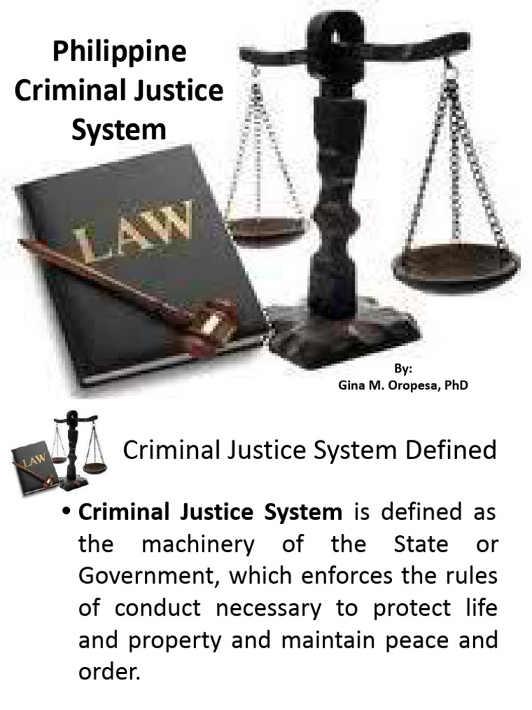 Philippine Criminal Justice System | PDF