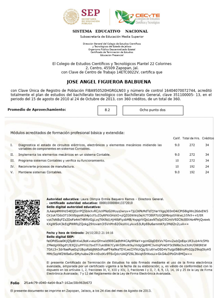 Prepa Cecyte 1 | PDF