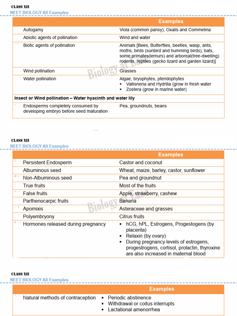 Biology Short Notes | PDF