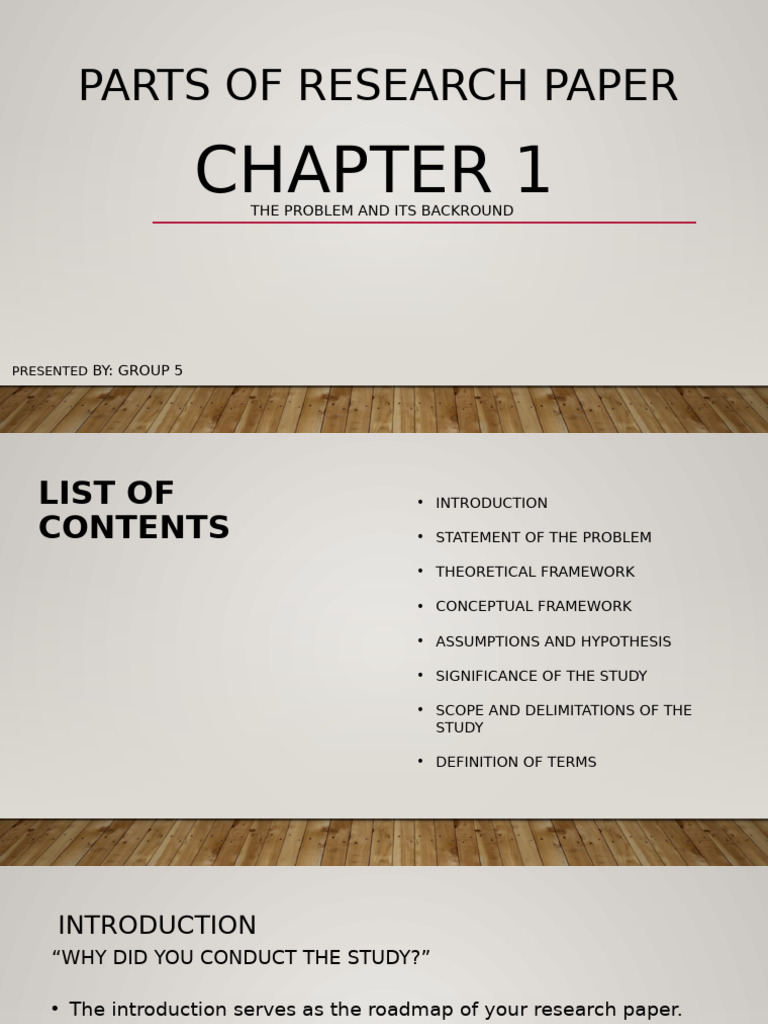 Chapter 1 Group5 2 | PDF
