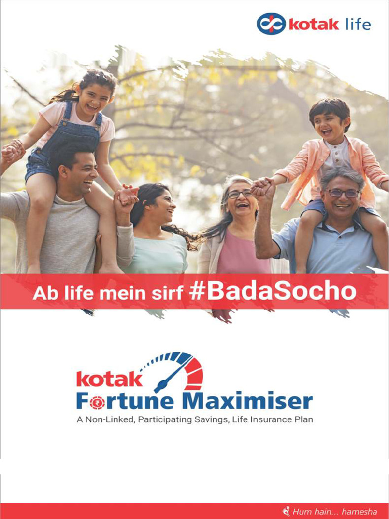 Kotak Fortune Maximiser | PDF
