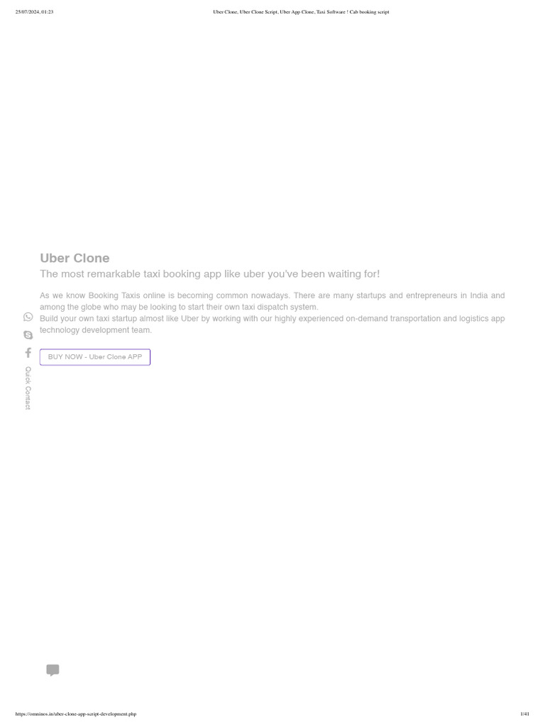 Uber Clone, Uber Clone Script, Uber App Clone, Taxi Software ! Cab ...