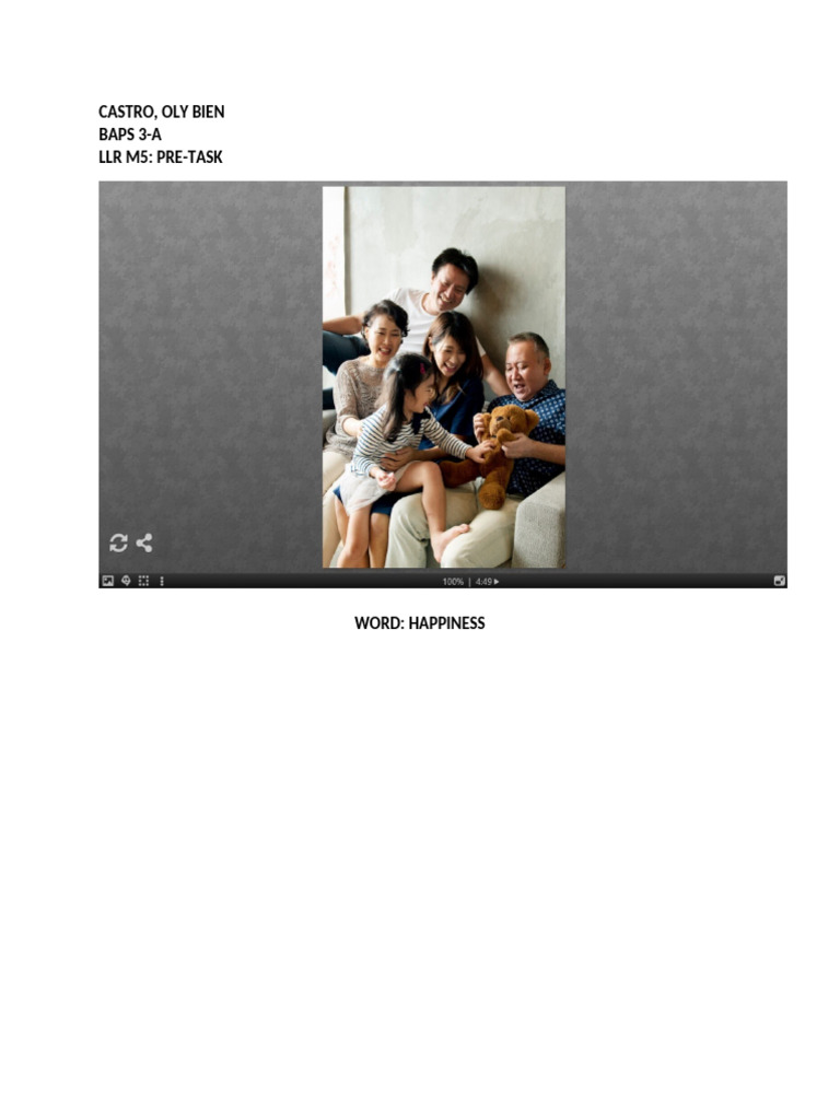 Castro, Oly Bien LLR M5 Pre-Task | PDF