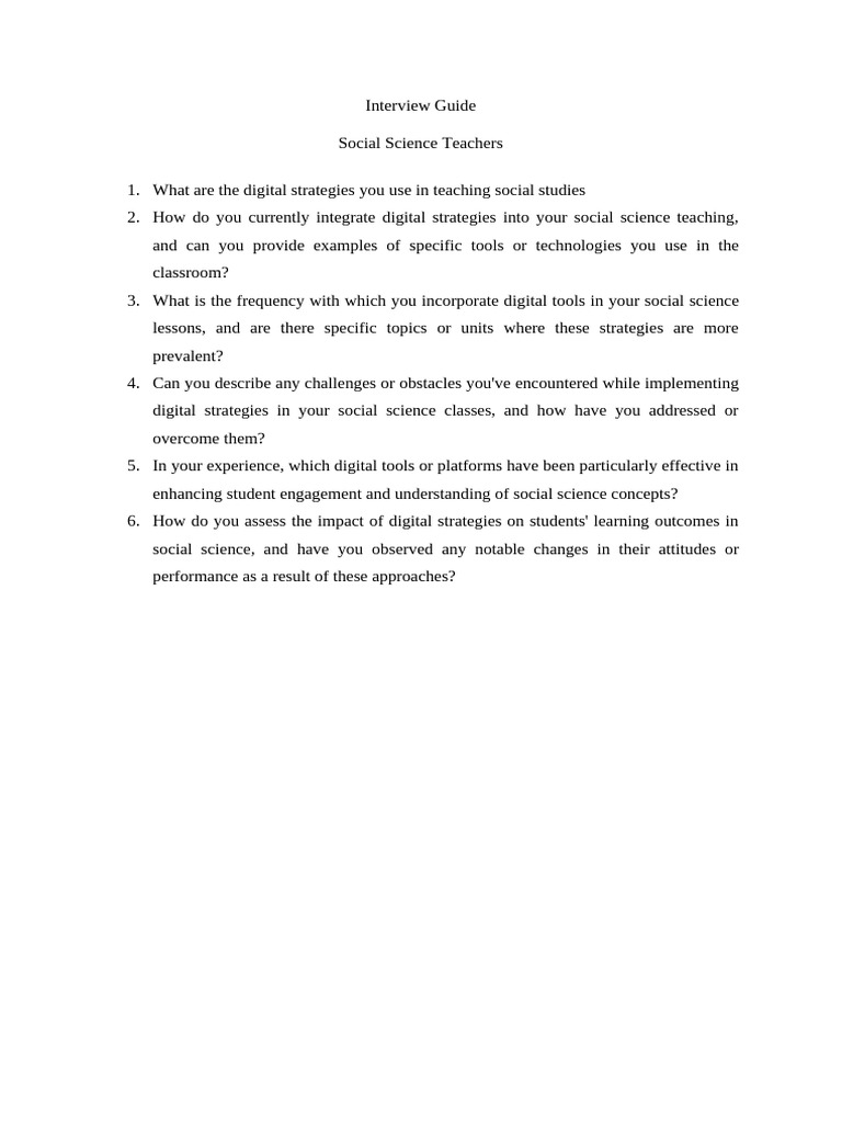 Survey Checklist | PDF