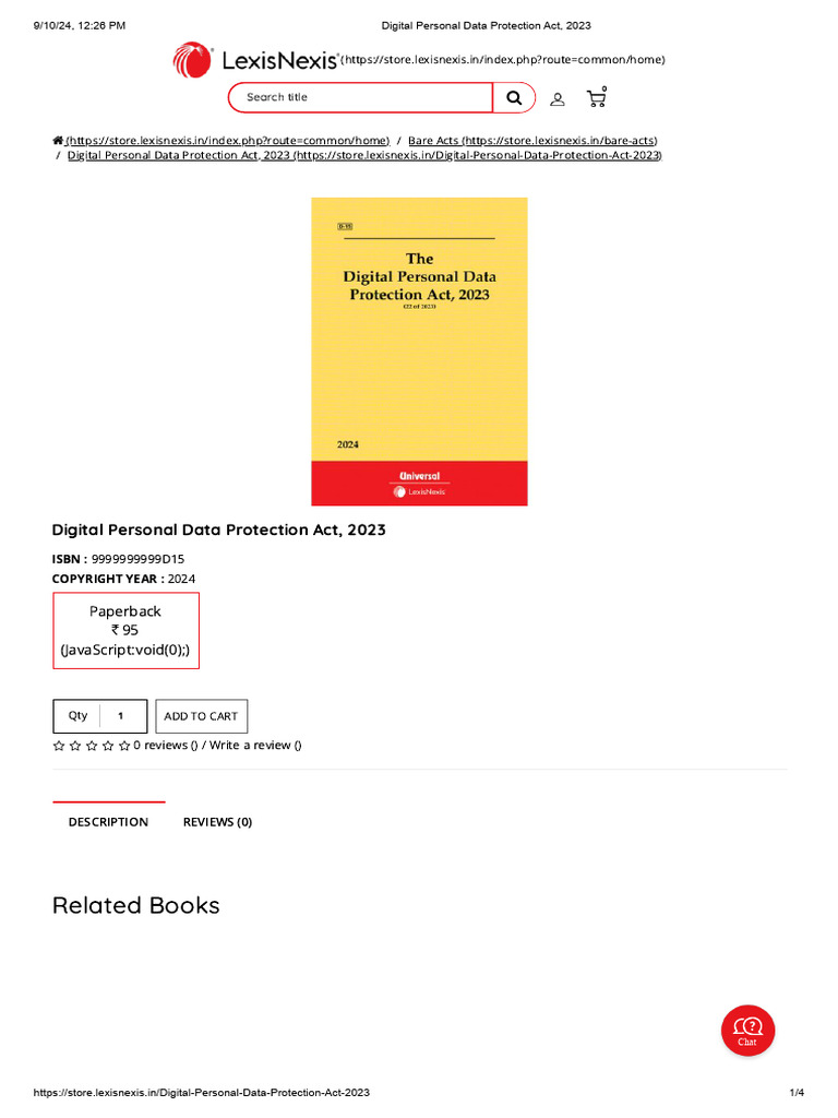 Digital Personal Data Protection Act, 2023 | PDF