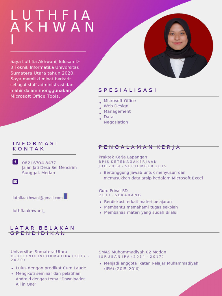 Luthfia Akhwan I: Spesialisasi | PDF