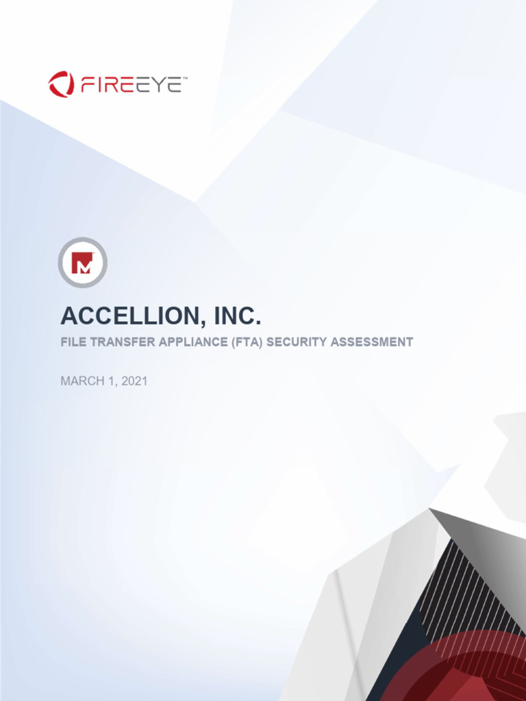 ACCELLION FTA Security Assessment Summary 2021 | PDF | Vulnerability ...