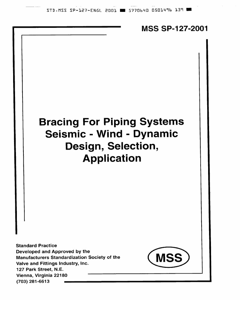 MSS SP-127-2001 | PDF