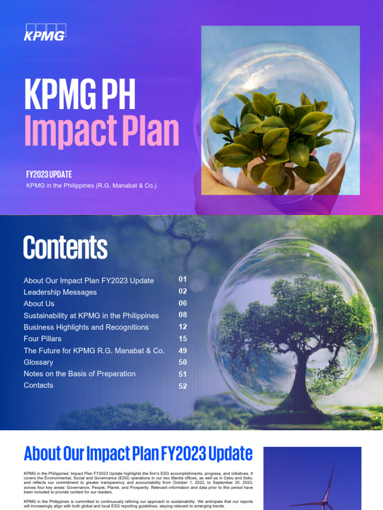 KPMG Impact Plan 2023 | PDF