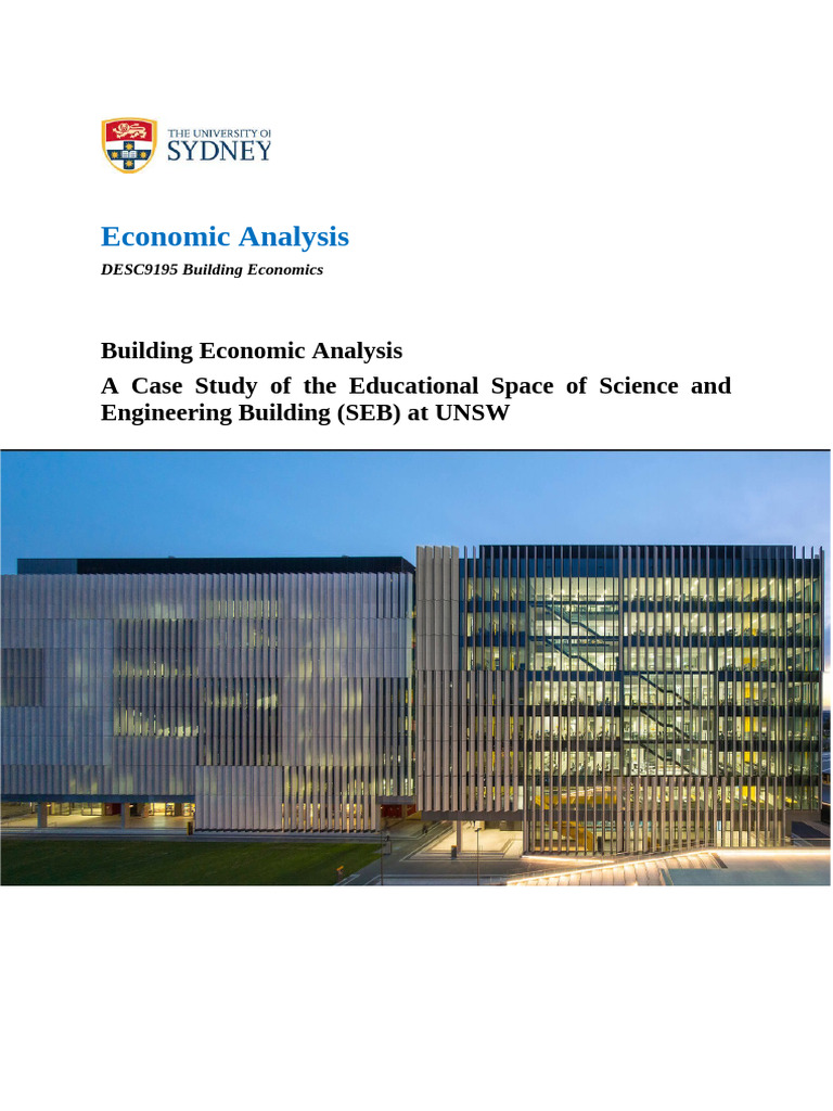 Building Economics Assignment - Economic Analysis Report | PDF