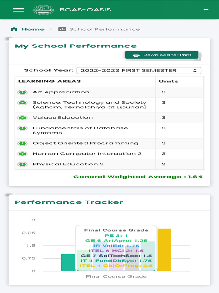 BCAS School Management System | PDF