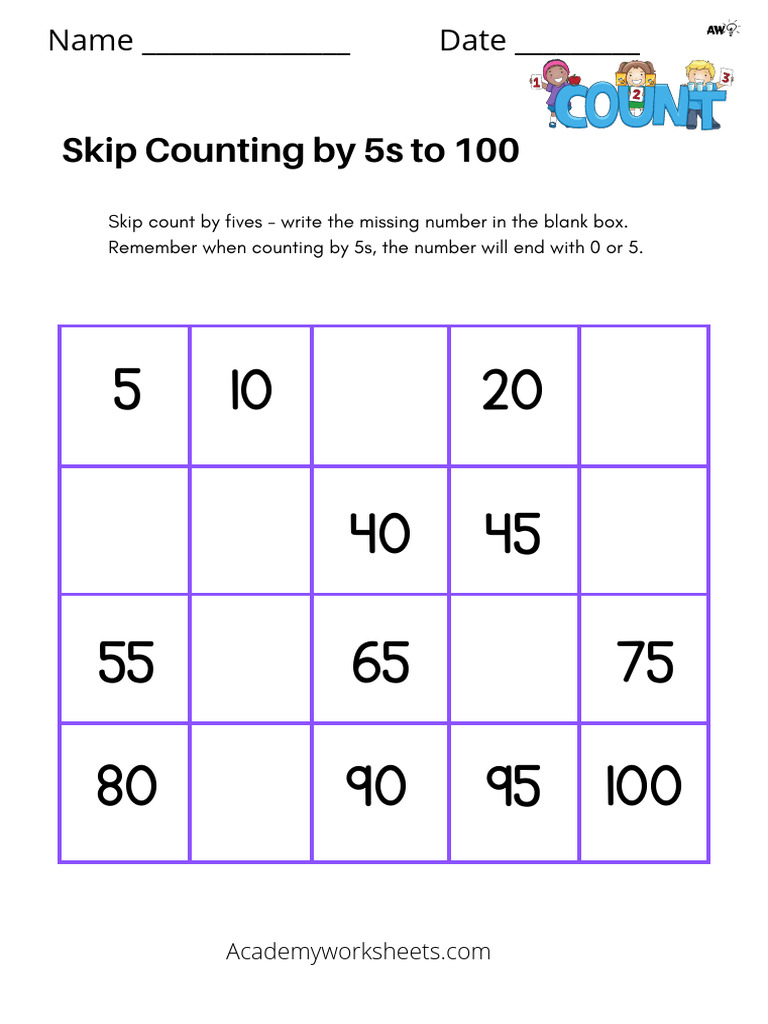3-Skip-Counting-by-5s-to-100-Worksheet | PDF