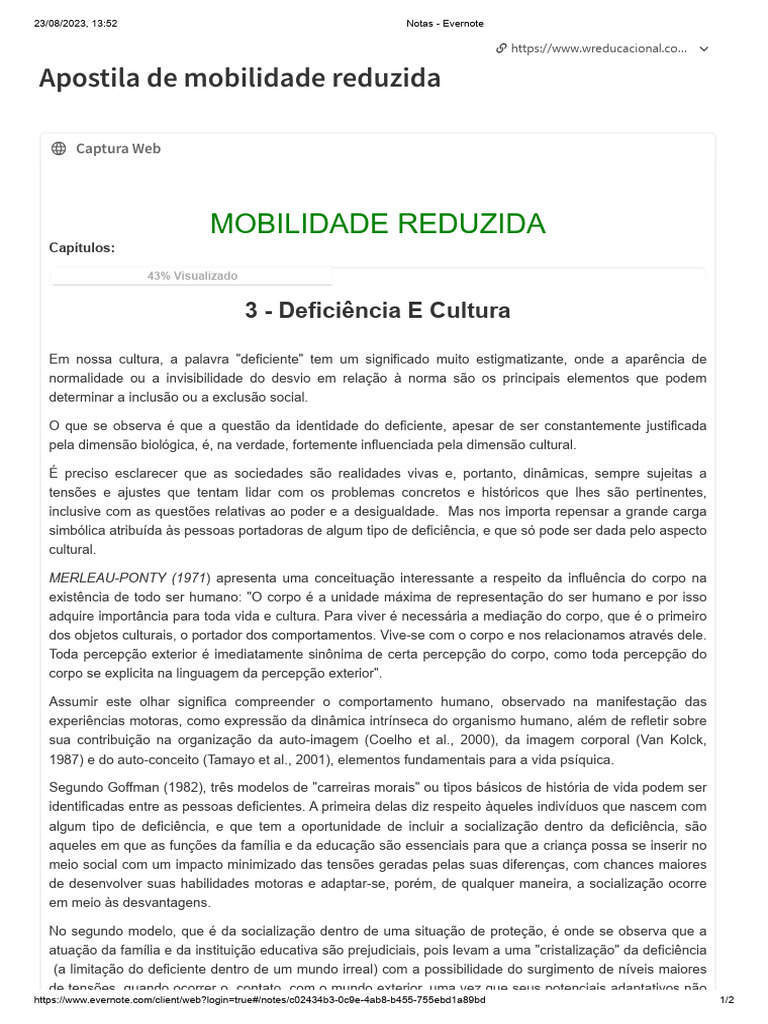 Mobilidade Reduzida 3 | PDF