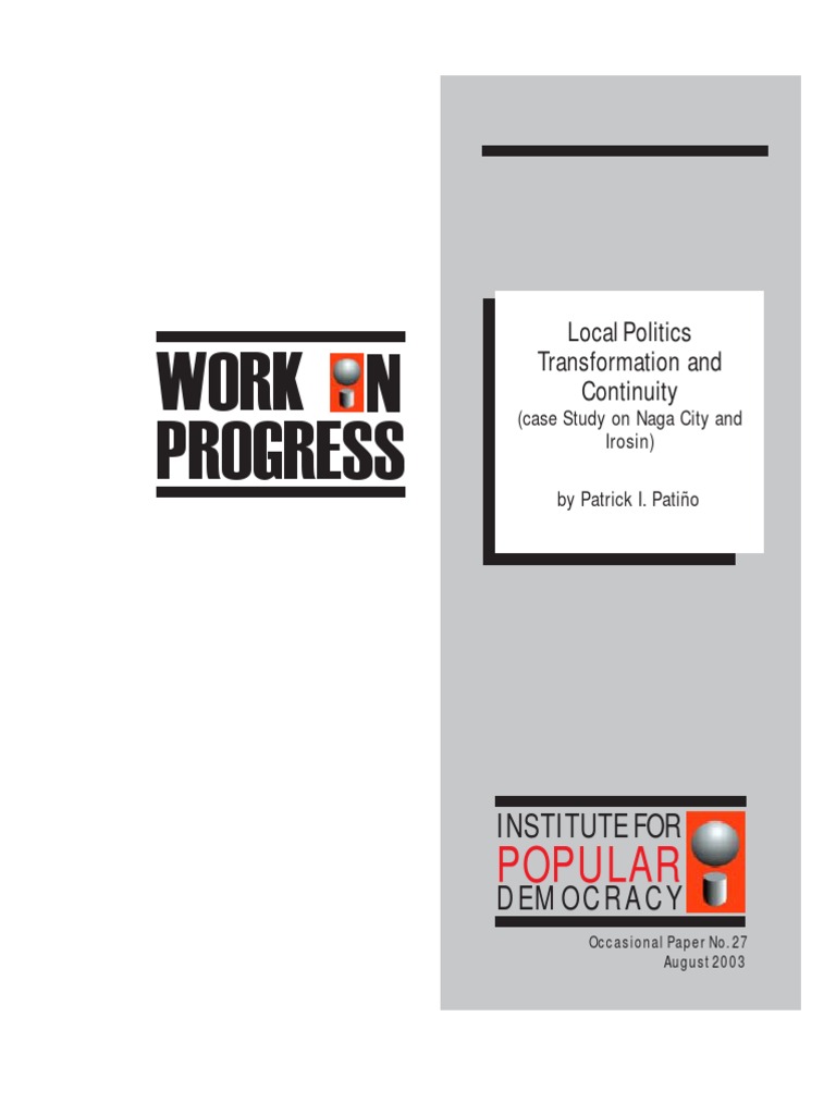 Local Governance in Naga and Irosin | PDF | Governance | Local Government