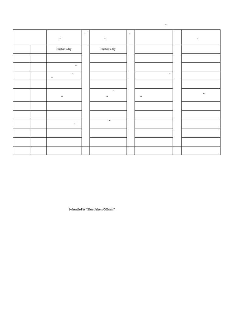 Schedule of SIP 2024-2025 | PDF