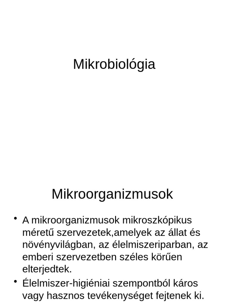 Mikrobiológia | PDF