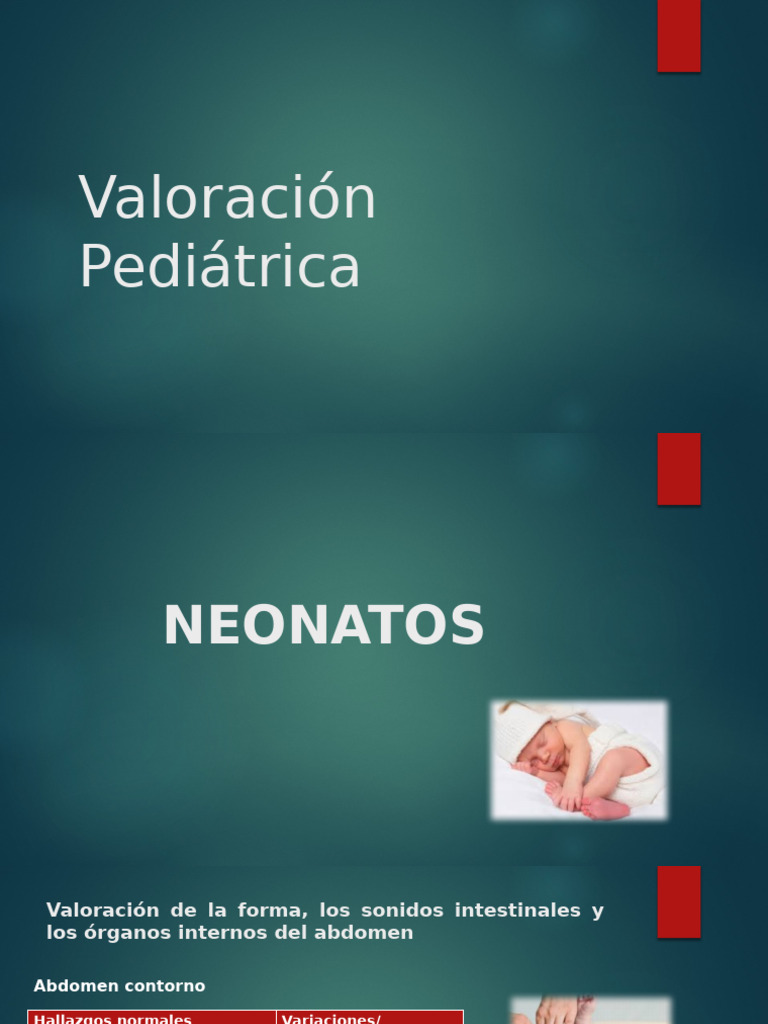 Valoración Pediátrica | PDF