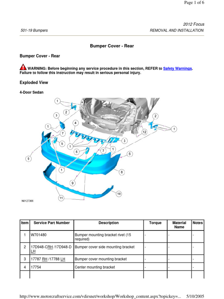 Bumper Cover Rear | PDF
