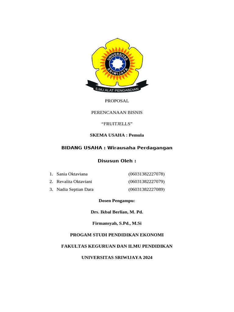 Proposal Kwu Fix | PDF