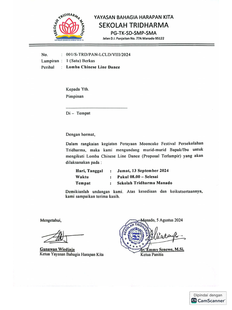 Undangan Lomba Line Dance | PDF