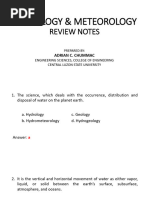 Module 1 - Introduction To Hydrometeorology | PDF | Water Vapor | Hydrology