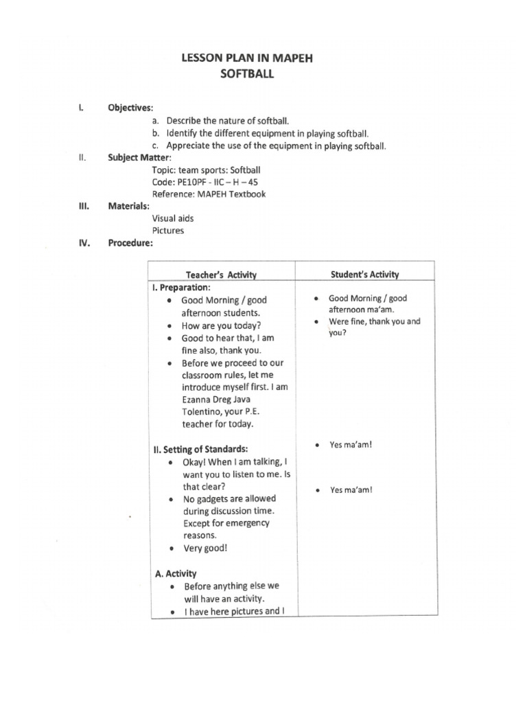 Lesson Plan PDF | PDF