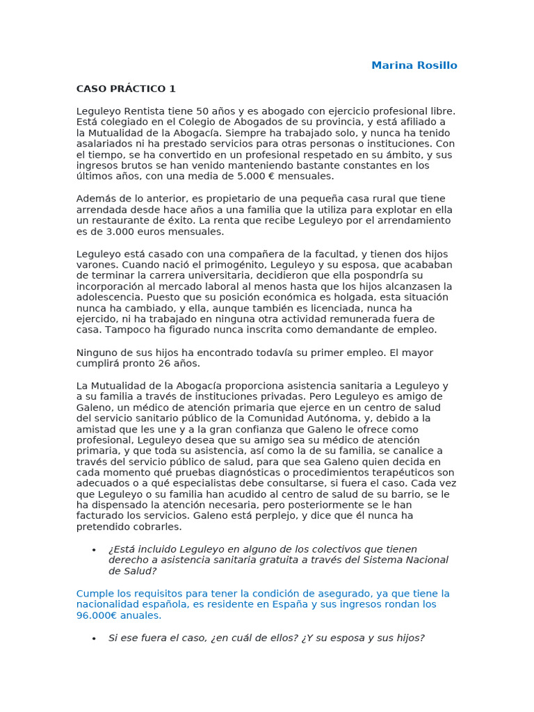 CASO PRÁCTICO_T1_Análisis de la estructura organizativa del sector sanitario_ | PDF