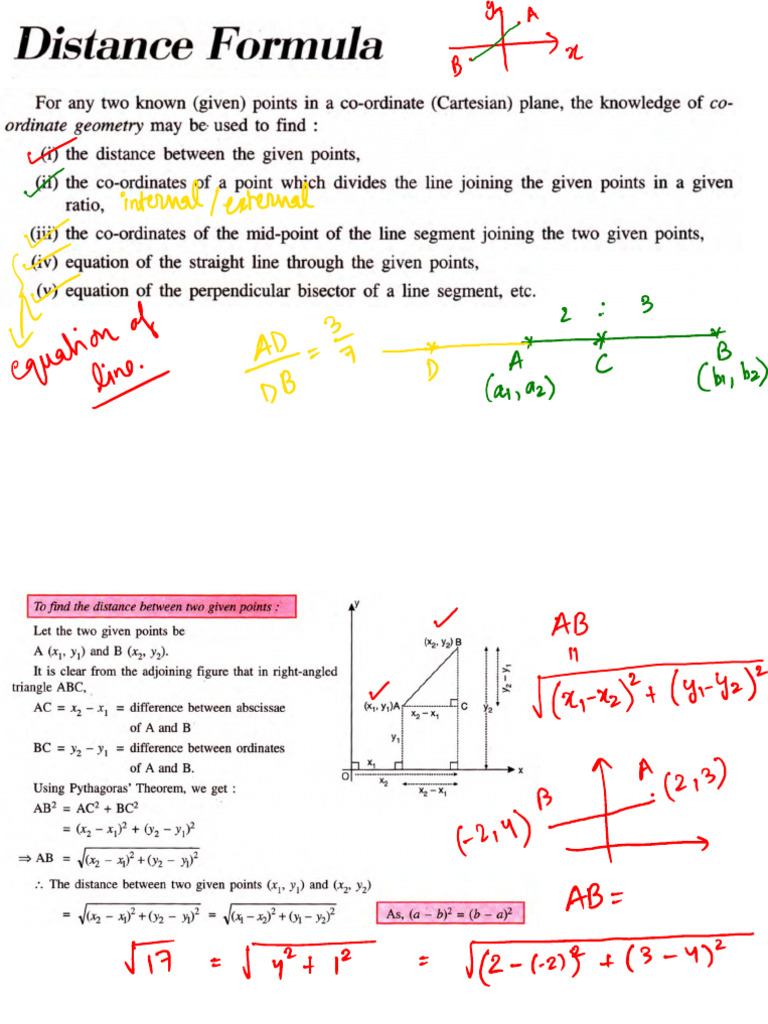 LR Distance Formula | PDF