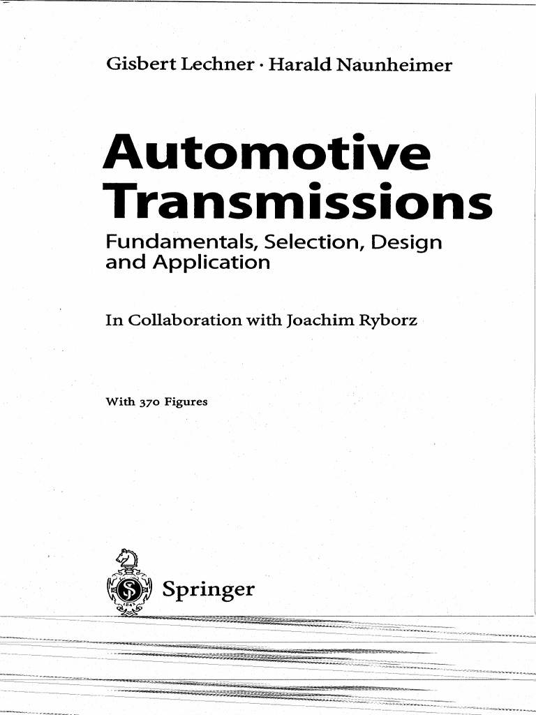 Automotive Transmissions - Fundamentals_AT,CVT,DCT | PDF
