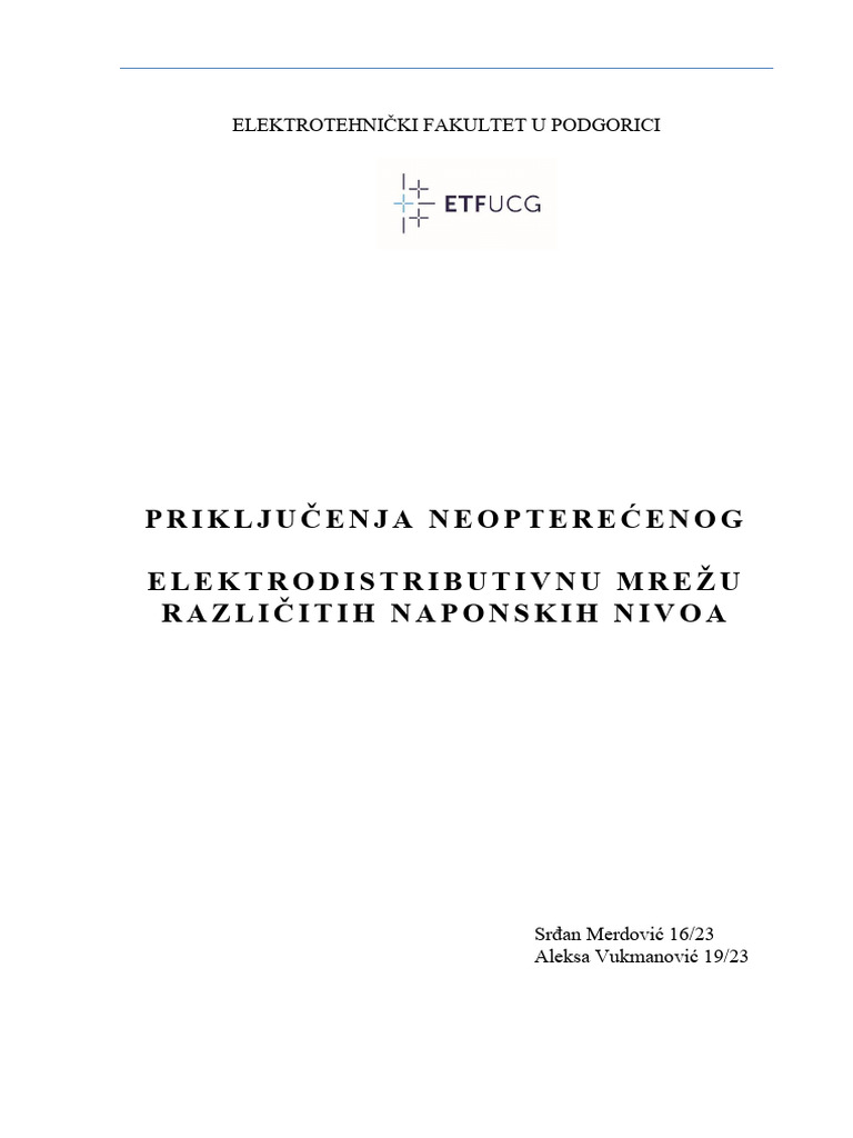Simulacija Priključenja Transformatora | PDF