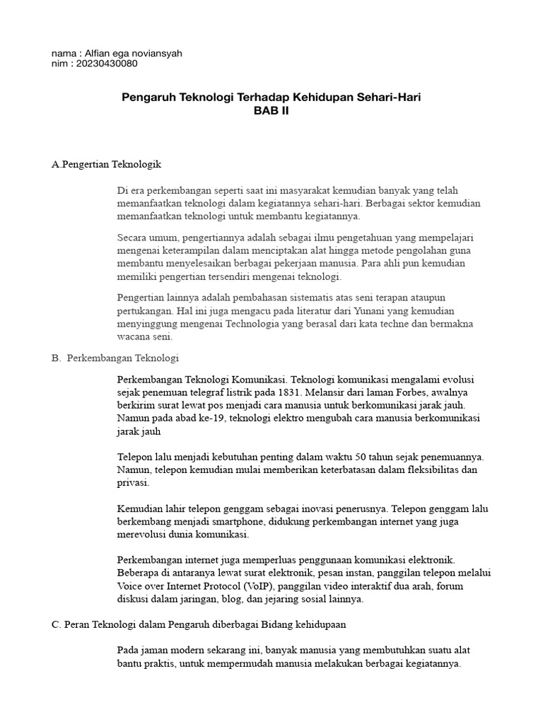 Bab 2 - Alfian Ega - 23-080 | PDF