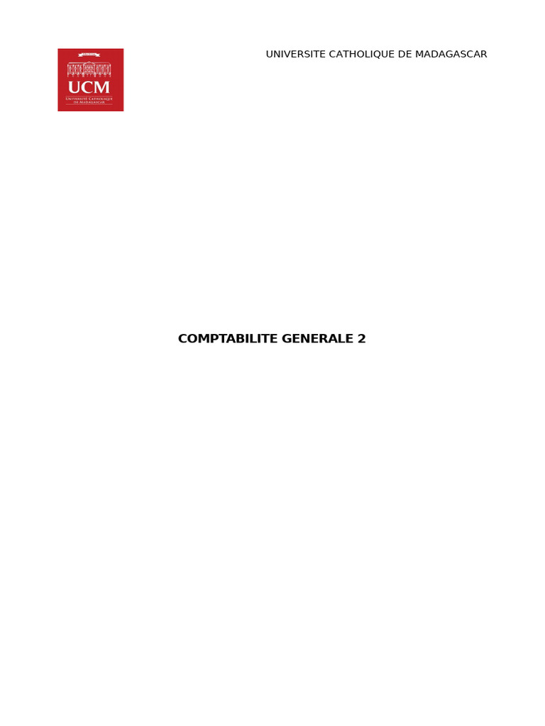 01.-Comptabilit - G N Rale-Rappel - Docx Filename UTF-8''01.-Comptabilité-Générale-Rappel | PDF