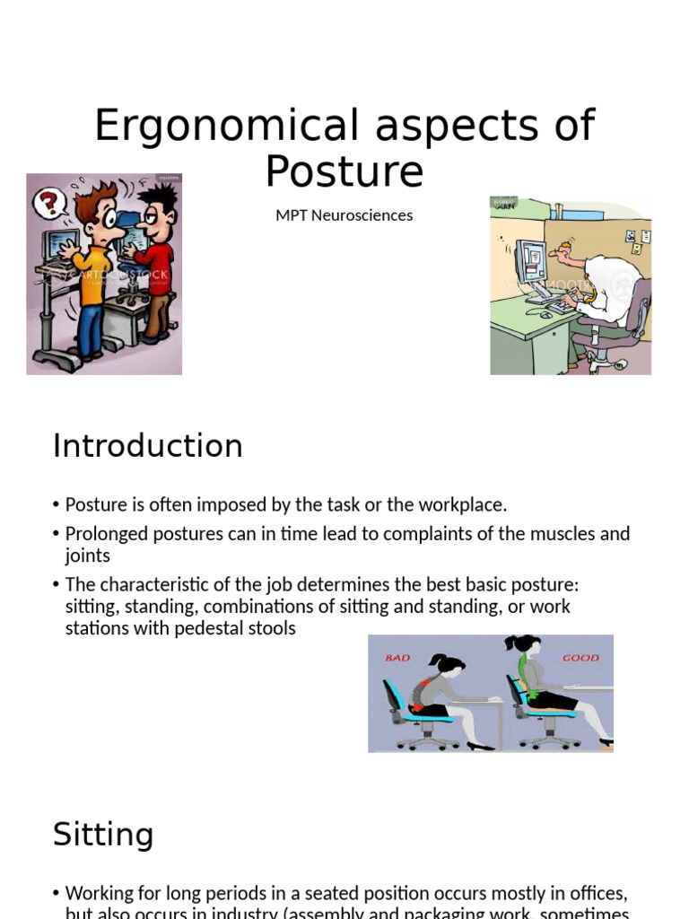 Ergonomical Aspects of Posture | PDF
