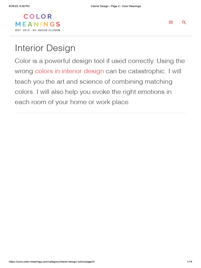 Interior Design - Page 2 | PDF | Color | Interior Design