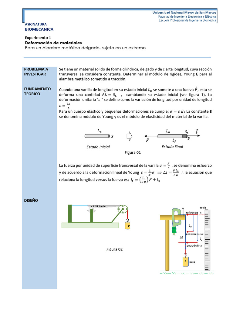 1 BiMk Experimento - Determinacion Del Modulo de Regidez Longitudianal ...