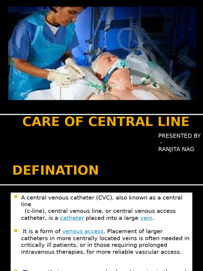 Care of Central Line | PDF