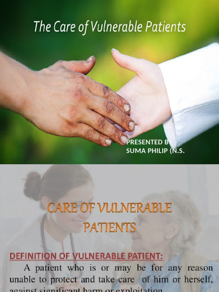 Care of Vulnerable Patient | PDF